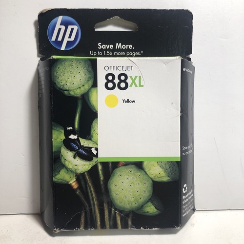 Genuine HP 88 XL Yellow Printer Ink Cartridge, Expired 2013 OEM ...