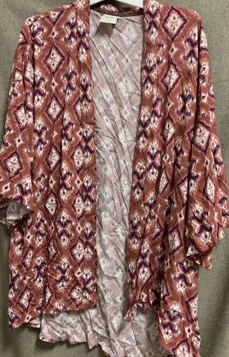 🔰 Knox Rose Boho Open Front Duster Kimono Sleeve, XL/XXL 🆕 As Shown | eBay