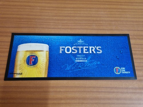 Fosters Beer Bar Top Mat Rubber | eBay