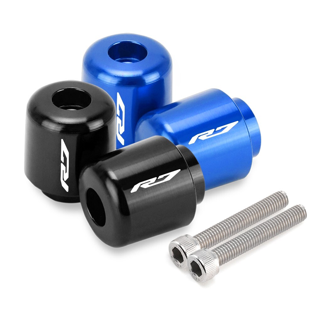 For YAMAHA YZF R7 2021-2025 R7 LOGO Handle Bar End Caps Handlebar Grips ...