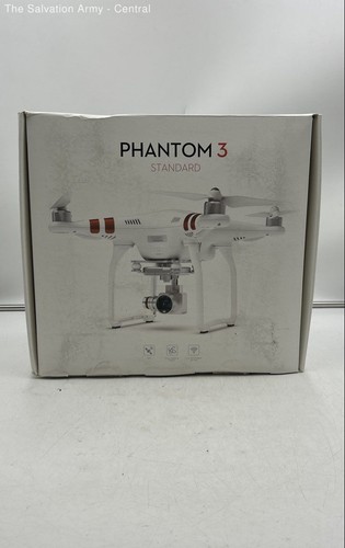DJI Phantom 3 Standard White Professional Video Recording Camera Drone ...