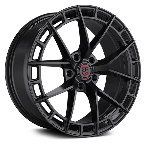 TIS Motorsports 504B Wheels 20x8.5 (35, 5x120.65, 73.1) Black Rims Set ...