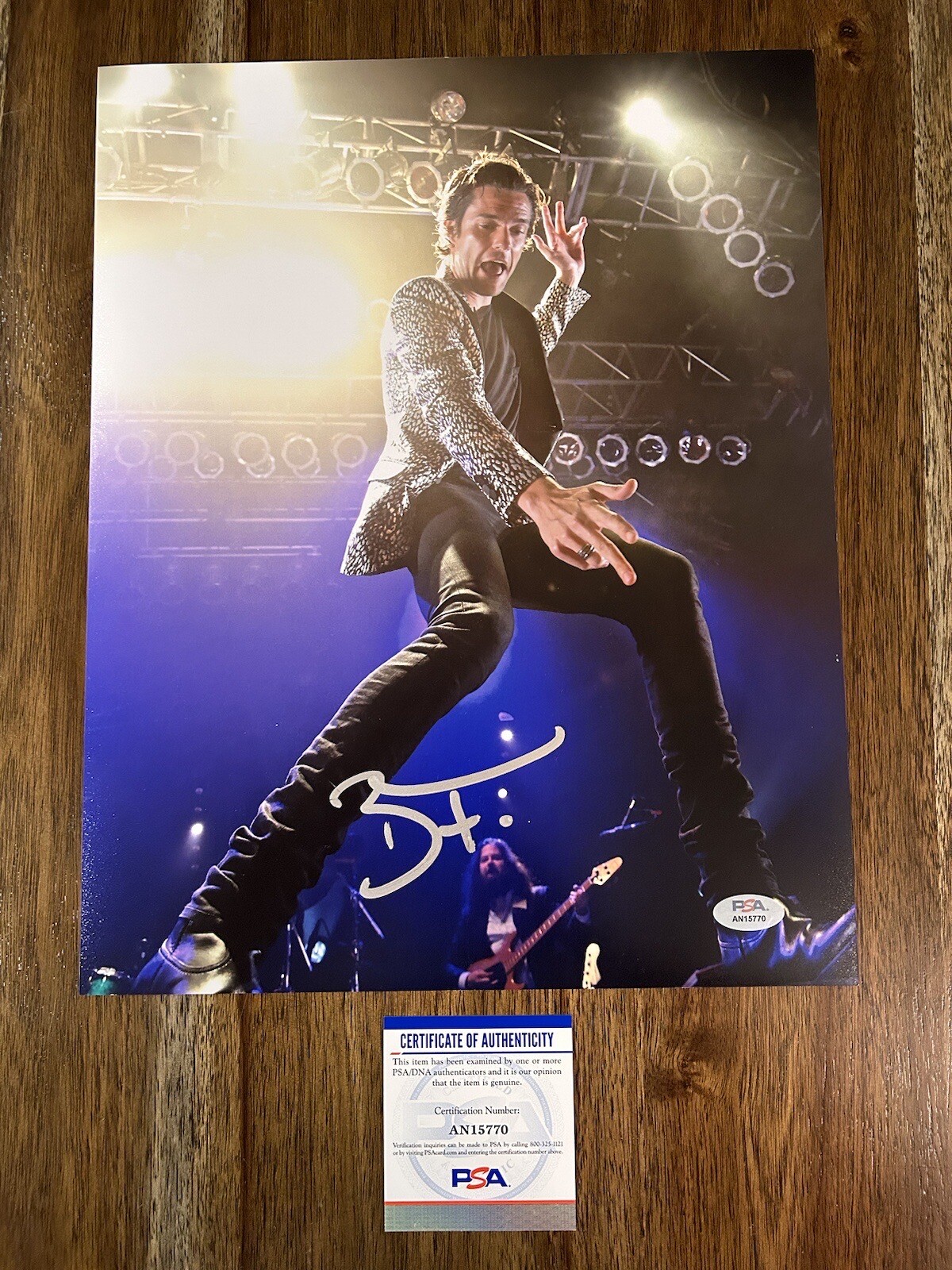 Brandon Flowers ‘The Killers’ Lead Singer Signed Autograph 11x14 Photo ...