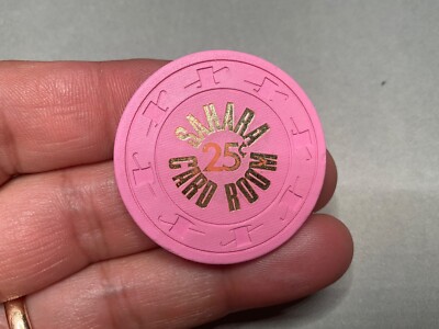$.25 SAHARA CARD ROOM LAS VEGAS NEVADA CASINO CHIP—————-Y-847 | eBay