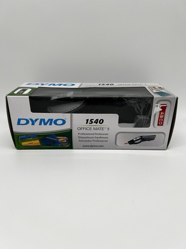 DYMO Office Mate II Embossing Label Maker 1540 Machine Brand New in Box ...