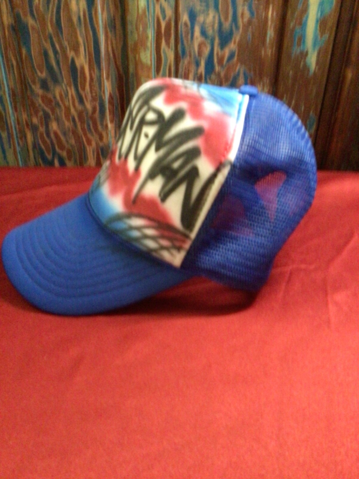 Vintage 1990s Spider-Man Airbrush Art Baseball Snapba… - Gem