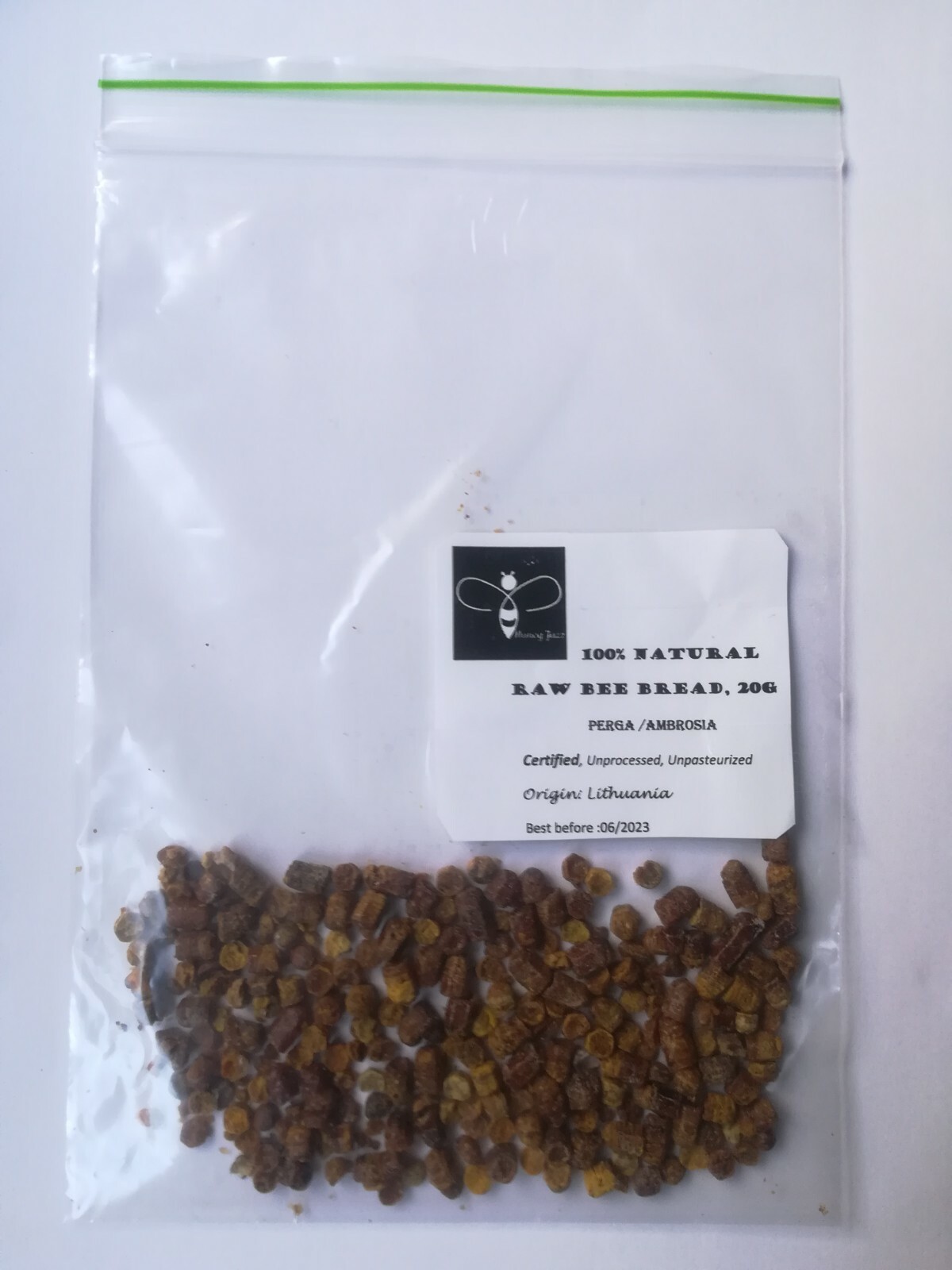 2024 CERTIFIED BEE BREAD Superfood Supplement Naturally Fermented ...