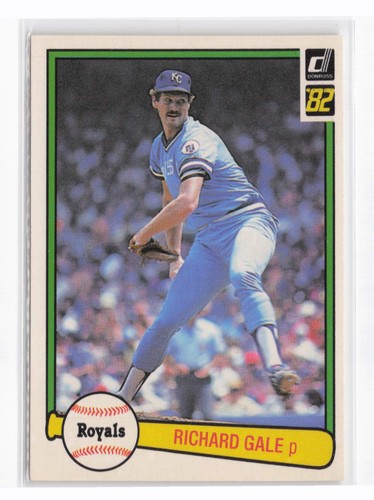 Richard Gale #138 1982 Donruss Kansas City Royals | eBay