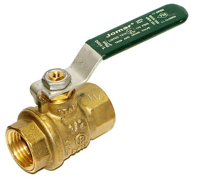 1/2" NPT Full Port Brass Ball Valve 600 WOG Italy UL/FM | eBay