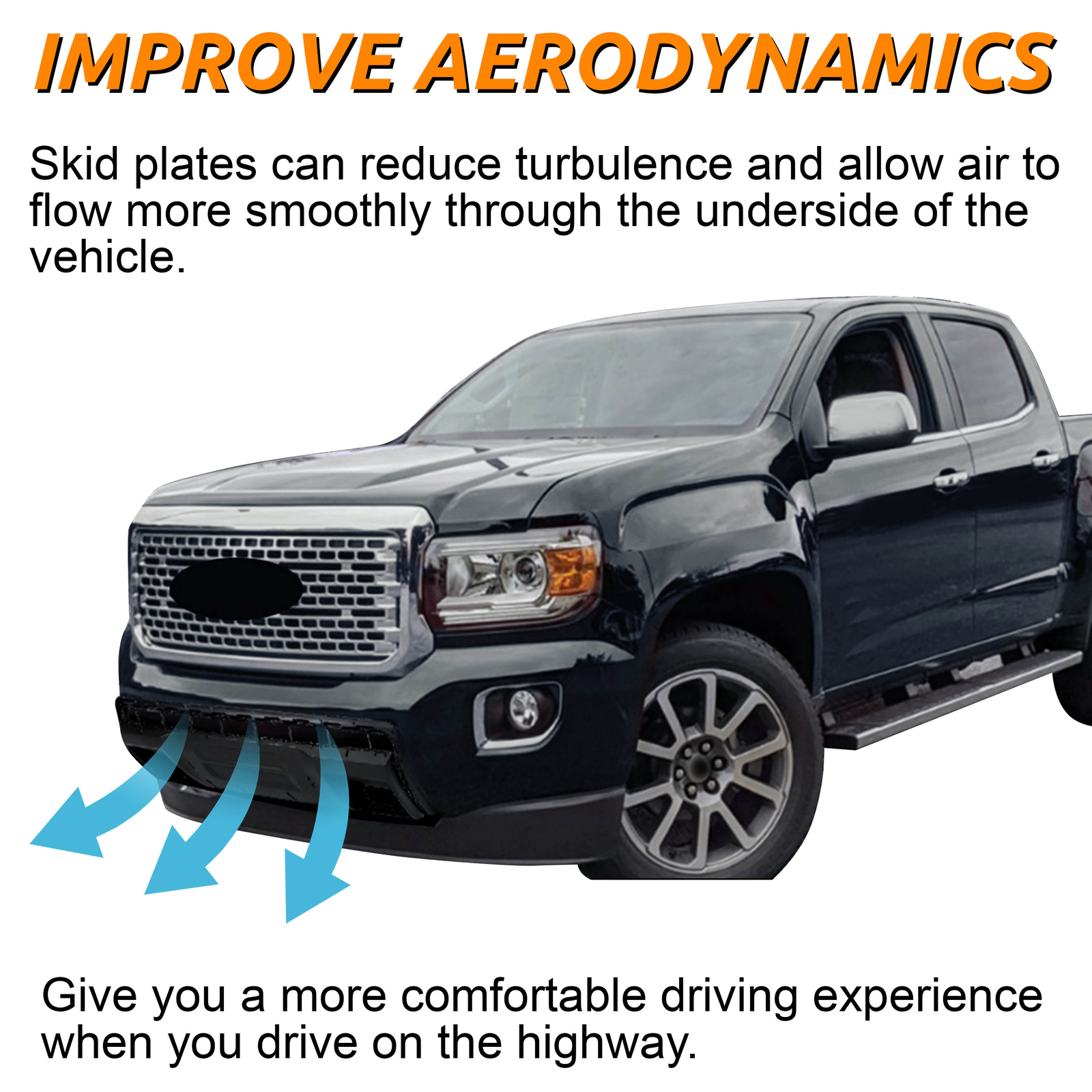 For GMC Canyon 2015-2021 2016 2018 22925741 Front Skid Plate Bumper ...