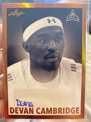 2022 Leaf Memories Devan Cambridge 1960 Leaf Signatures Auto #BW-DC2 ...