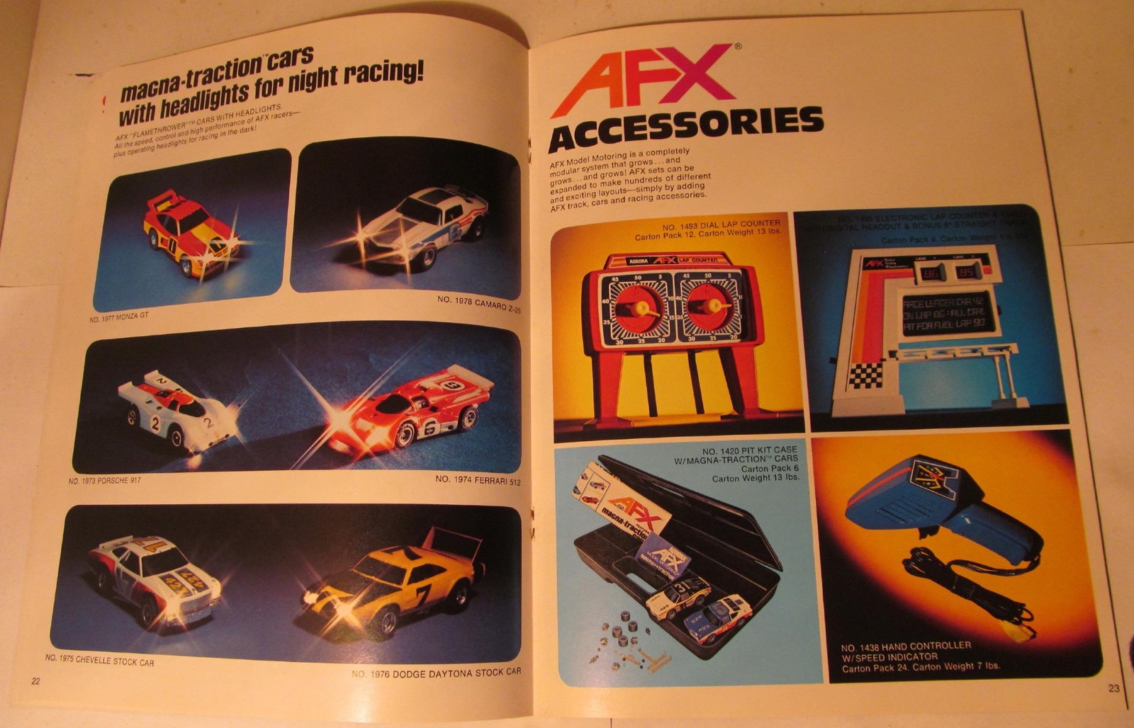Aurora AFX 1978 Dealers Slot Car Catalog - Magna Sonic, Super Magna ...
