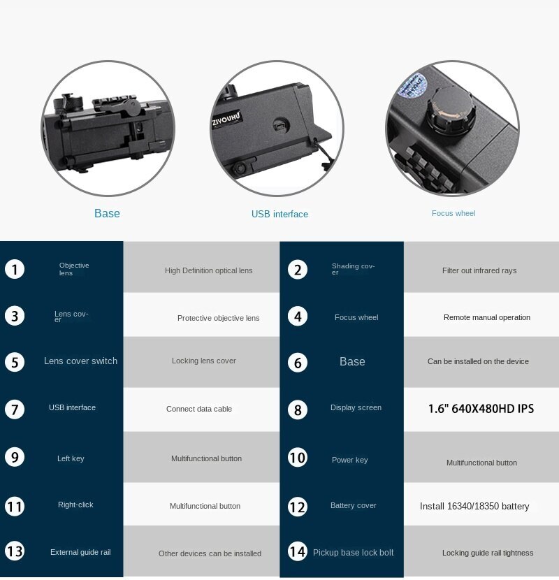 Infrared Night Vision Instrument MS32 High-definition Digital Telescope ...
