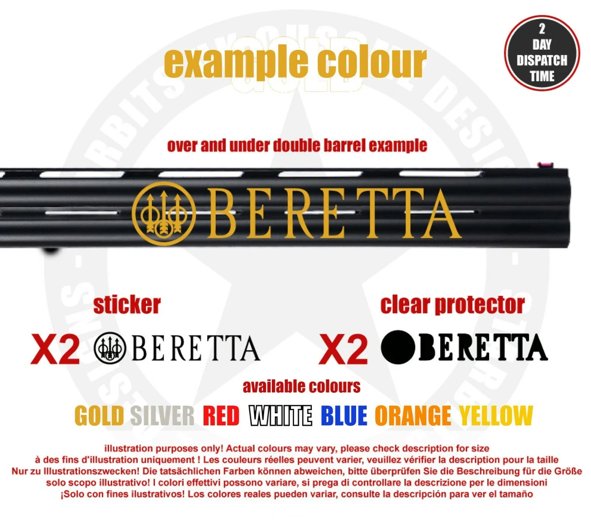 Gun Barrel Stickers