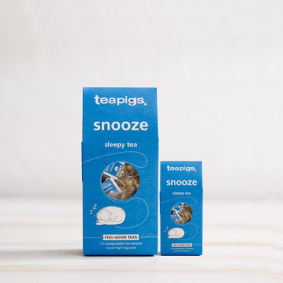 Feel Good SNOOZE Tea Bags - Tea Pigs - 15 Biodegradable Tea Temples ...