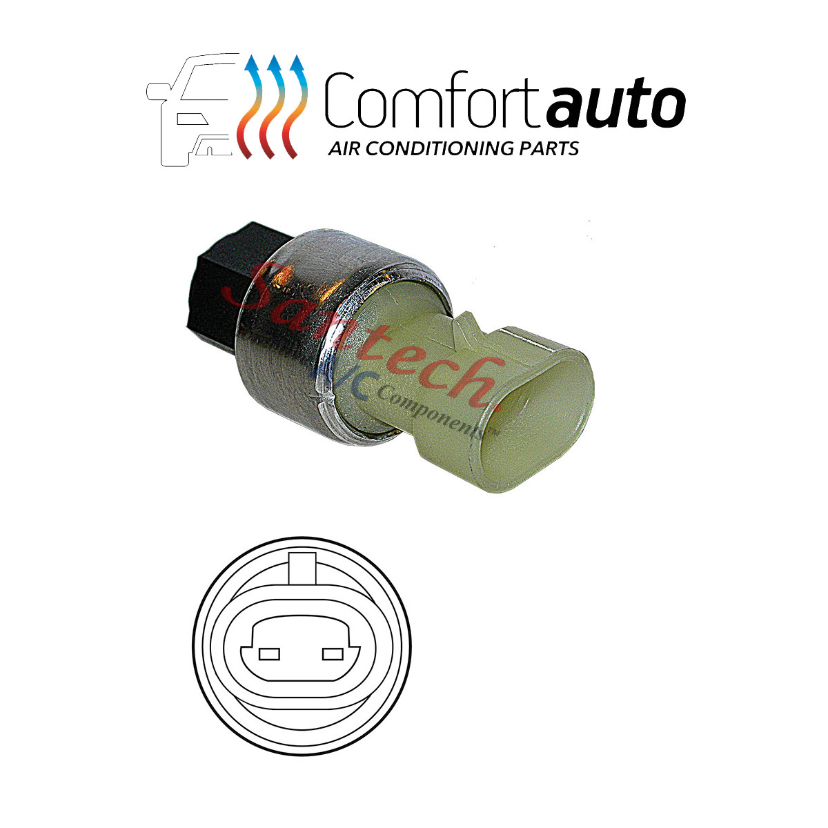 Low Pressure Cut Off Switch - Fan Overide Switch Replaces Peterbilt P27 ...