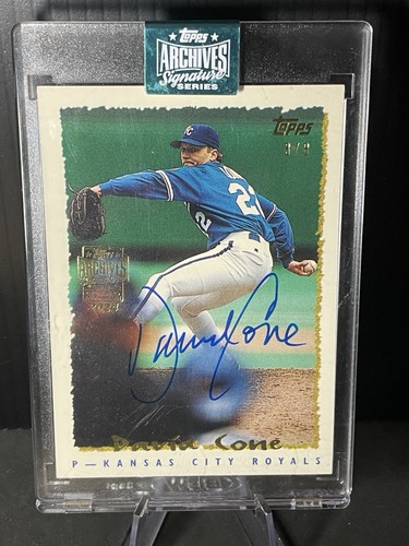2024 Topps Archives Signature Series DAVID CONE Autograph /8 SSP Kansas ...