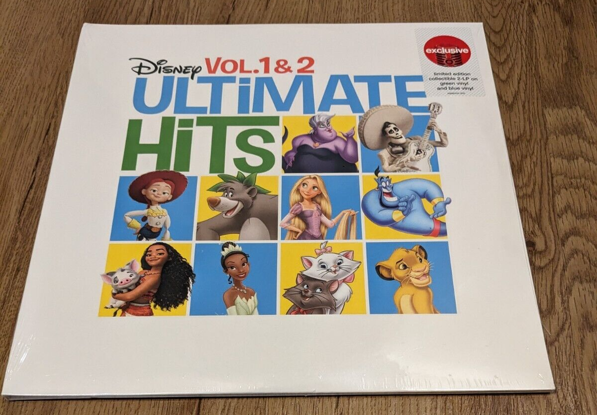 Disney Ultimate Hits Vol. 1-2 (Limited Edition, Green & Blue Vinyl 2xLP ...