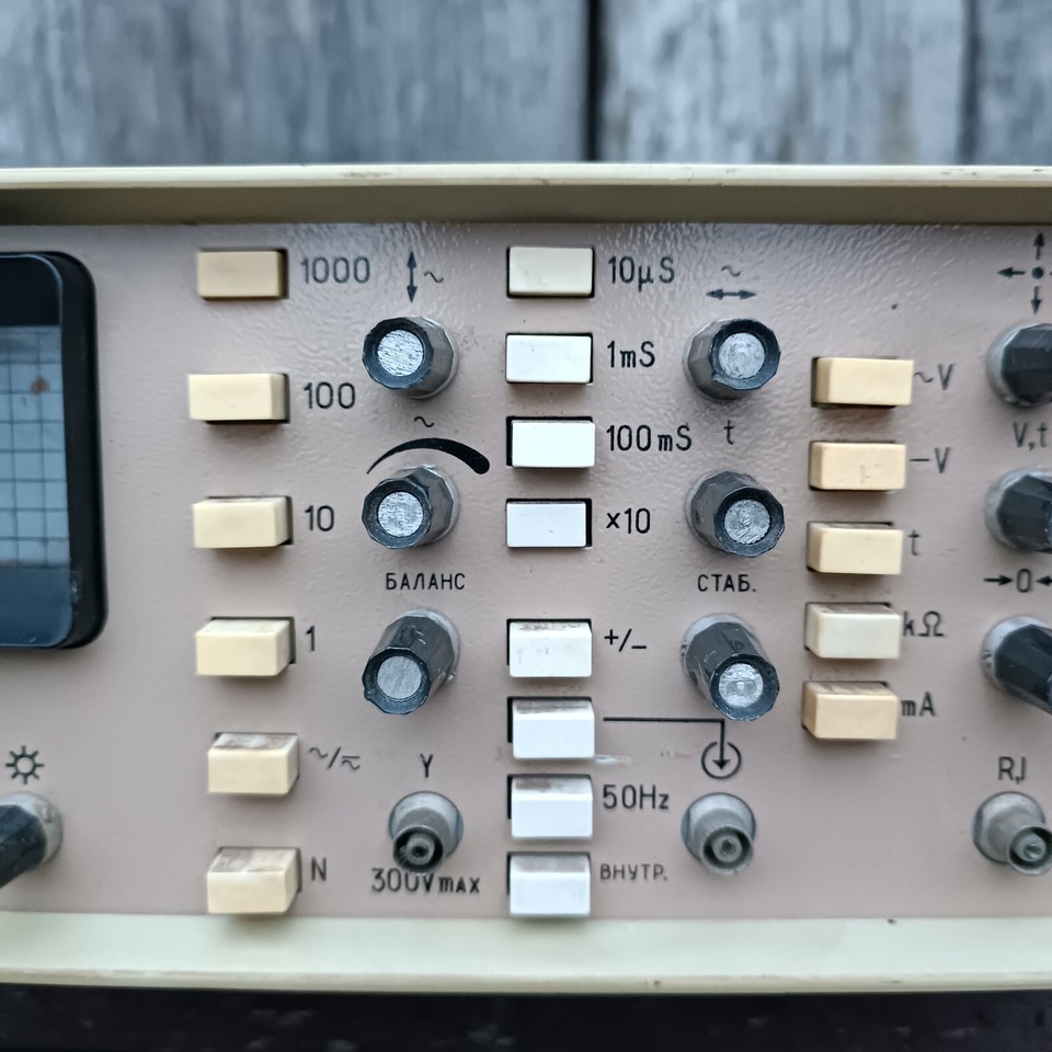 Soviet vintage oscilloscope H 3014 50 Mhz HAM Radio USSR Works! | eBay