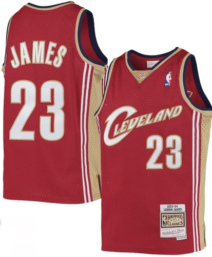 LeBron James Cleveland Cavaliers Mitchell & Ness Hardwood Classics ...