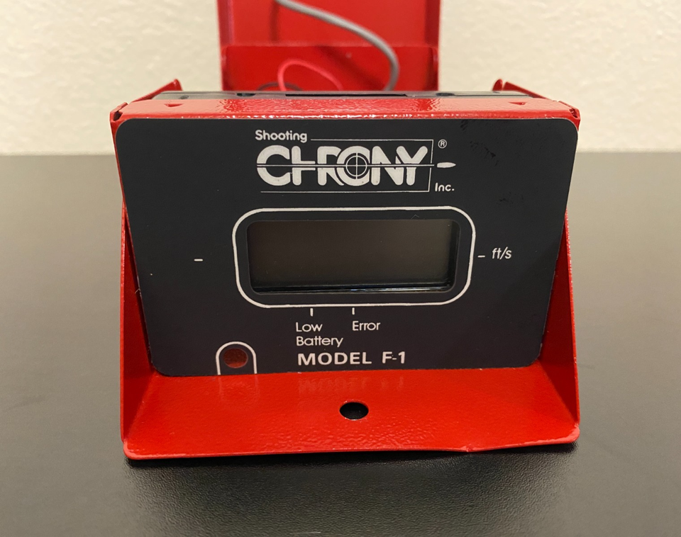 Shooting Chrony Model F-1 Chronograph - The Ultimate Tool for Velocity ...