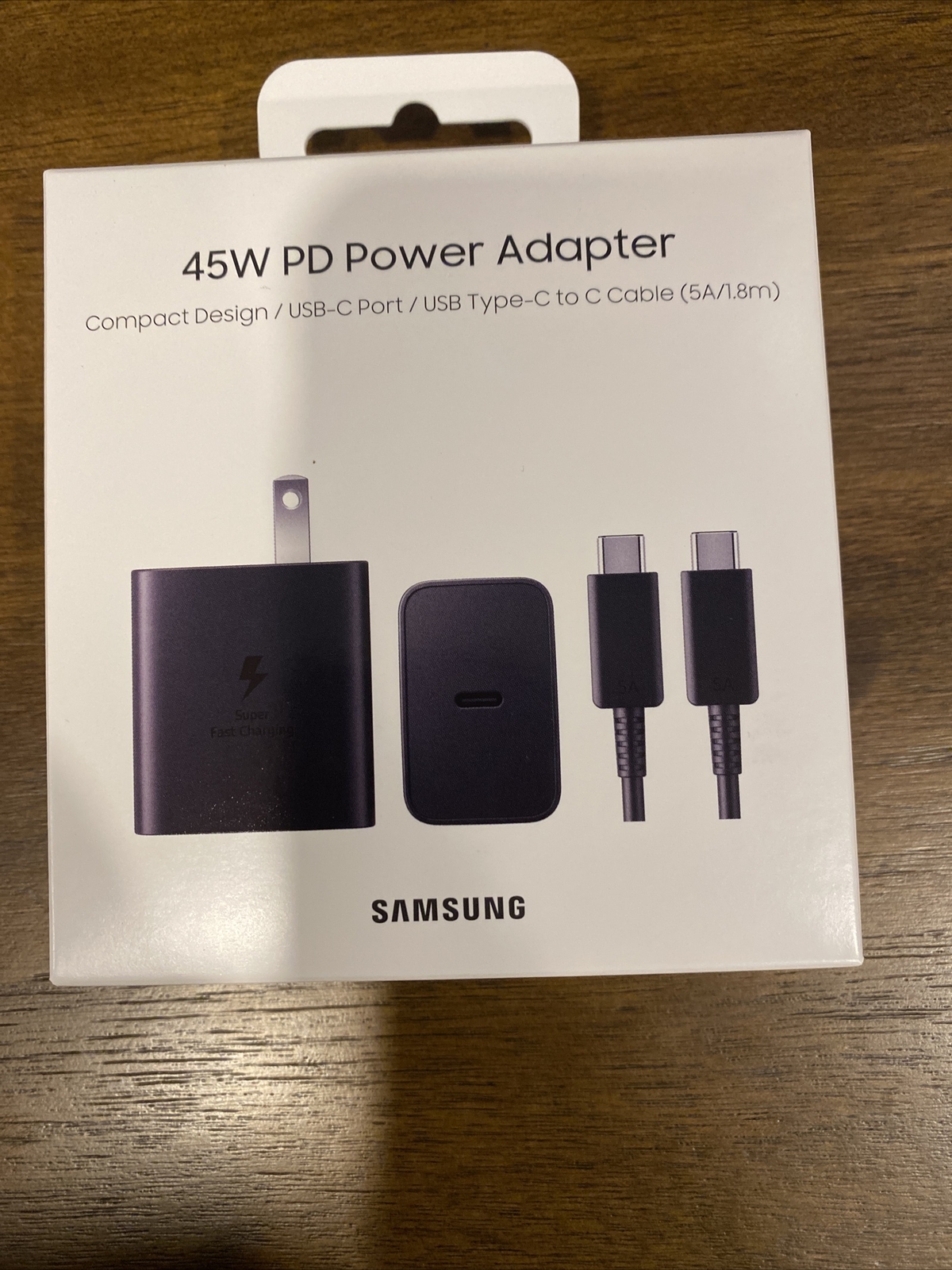 Samsung 45W Power Adapter with Cable - Black for sale online | eBay