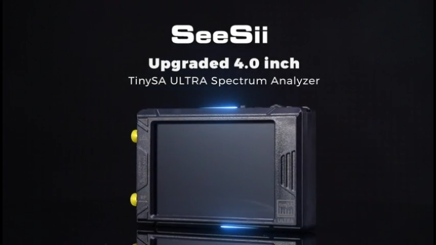 SeeSii Tiny Spectrum Analyzer TinySA ULTRA 4" LCD 100kHz-5.3GHz & 32GB ...
