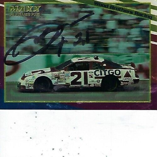MORGAN SHEPHERD SIGNED 1994 MAXX PREMIER PLUS RACING #50 - NASCAR | eBay