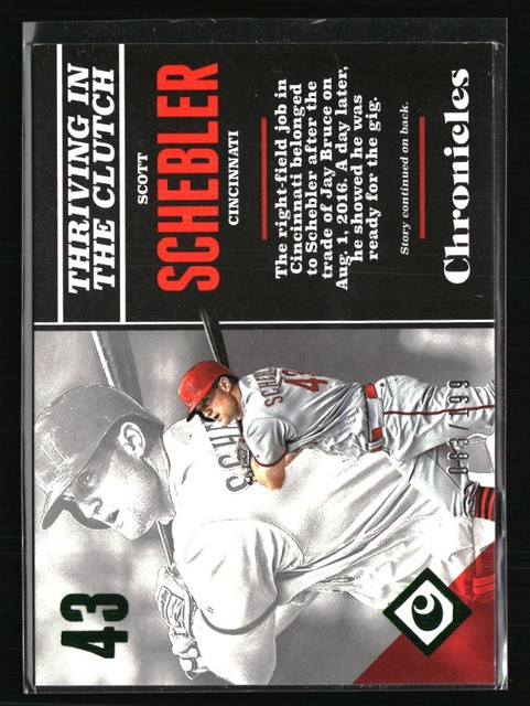 2017 Panini Chronicles - Green #27 Scott Schebler /199 for sale online ...