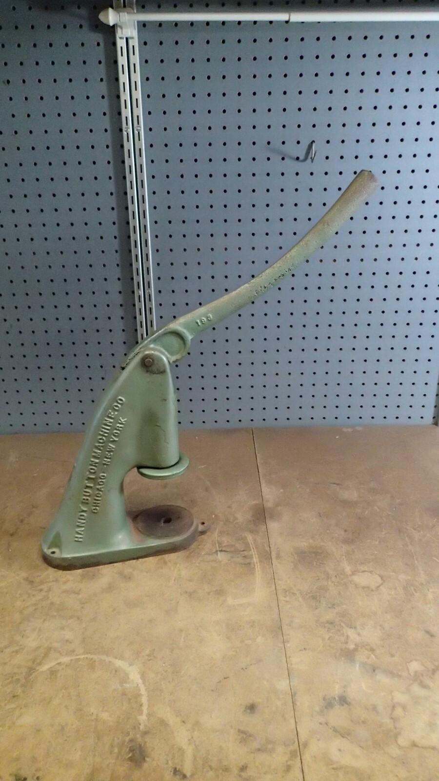 Handy Button Mach Co.Handy Jr.#20 Button Machine Press Antique Vintage ...