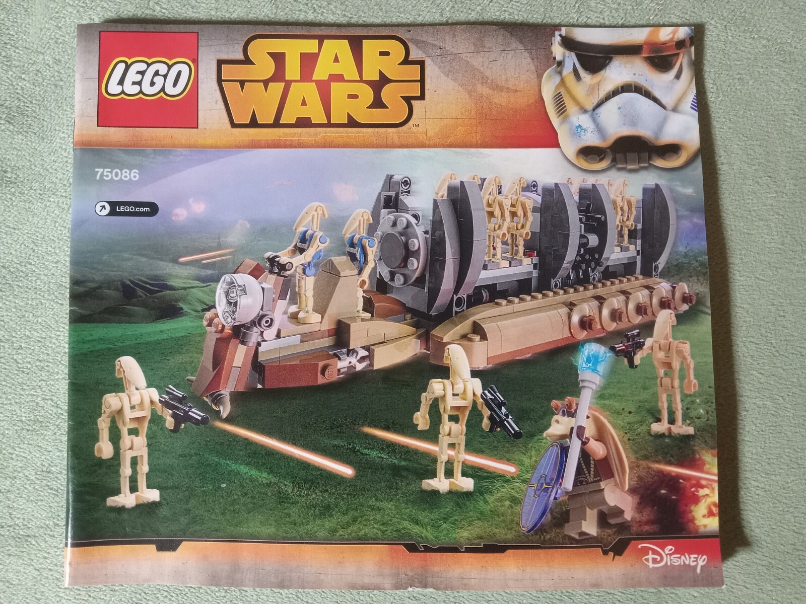 LEGO 75086 STAR WARS BATTLE DROID TROOP CARRIER 100% COMPLETE FIGURES ...
