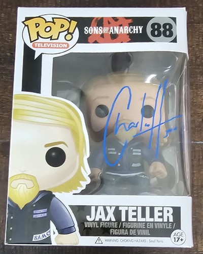 Charlie Hunnam signed Jax Teller Sons Of Anarchy Funko Pop #88 with Jax ...