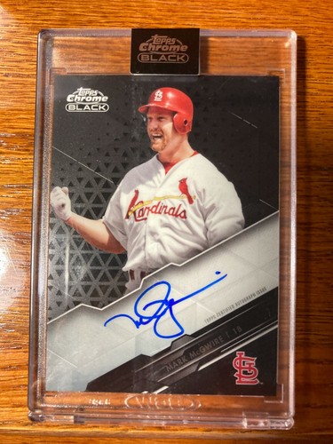 2020 Topps Chrome Black MARK MCGWIRE #CBA-MMC AUTO Cardinals | eBay