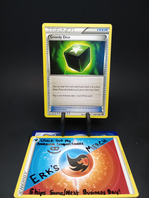 Greedy Dice 102/114 Steam Siege Regular Uncommon Pokemon Card | eBay