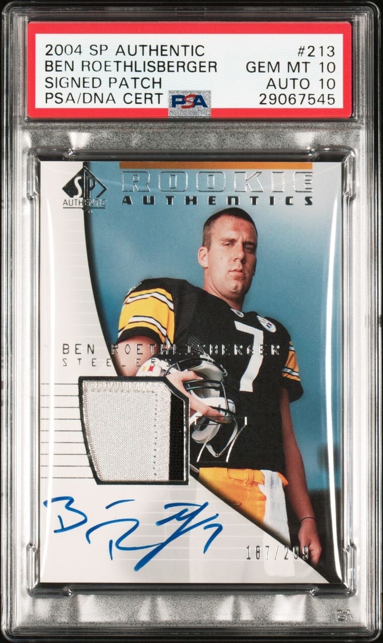 Ben Roethlisberger | Autographed Football Memorabilia & NFL Merchandise
