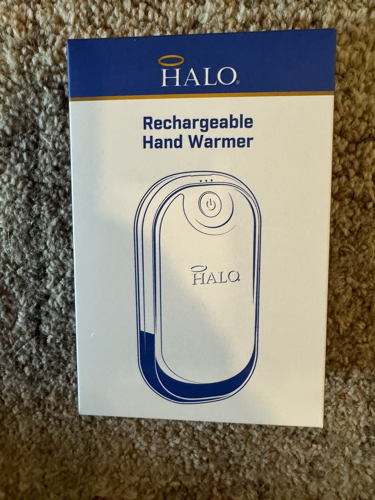 Halo Rechargeable Hand Warmer Portable Charcoal Device For Outside Cold ...