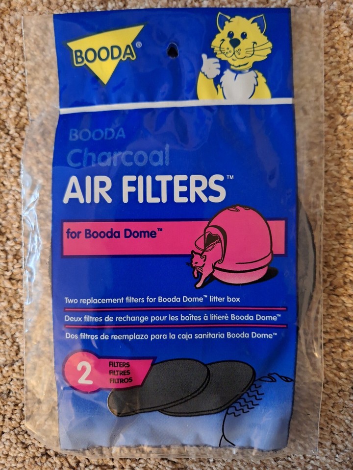 BOODA 6 Pack Cat Litter Dome Replacement Charcoal Air Filters for Booda ...
