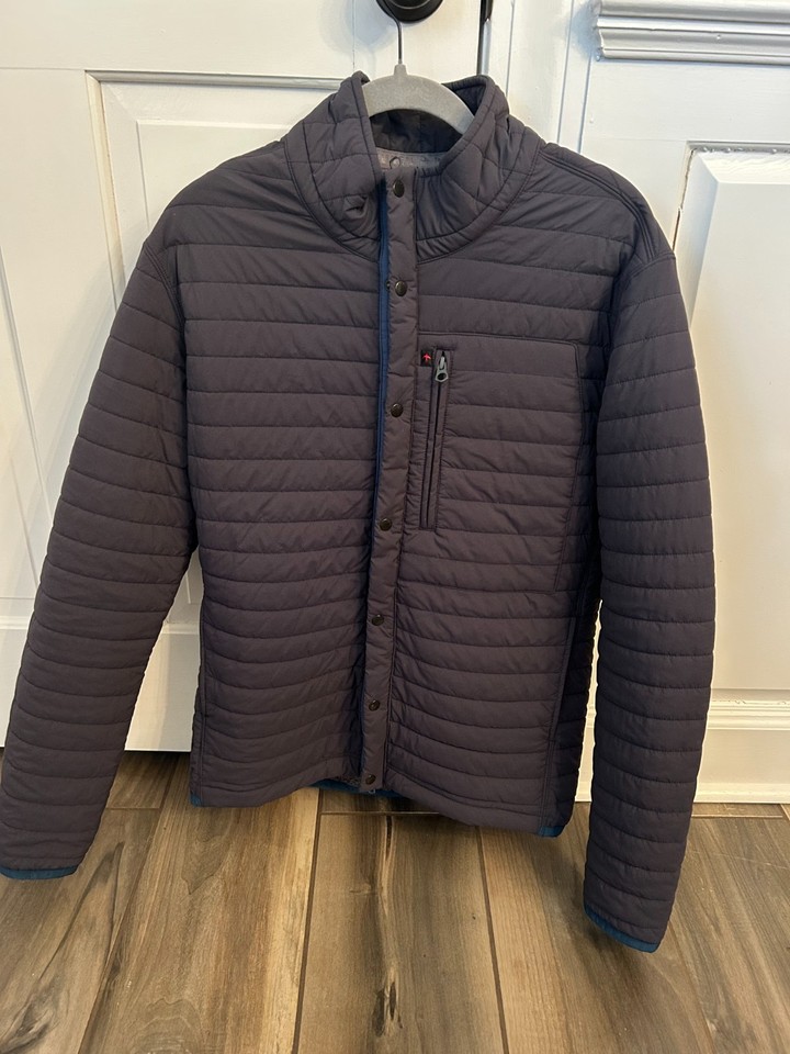 Relwen Windzip Jacket Midnight Blue Small Huckberry Insulated Puffer ...