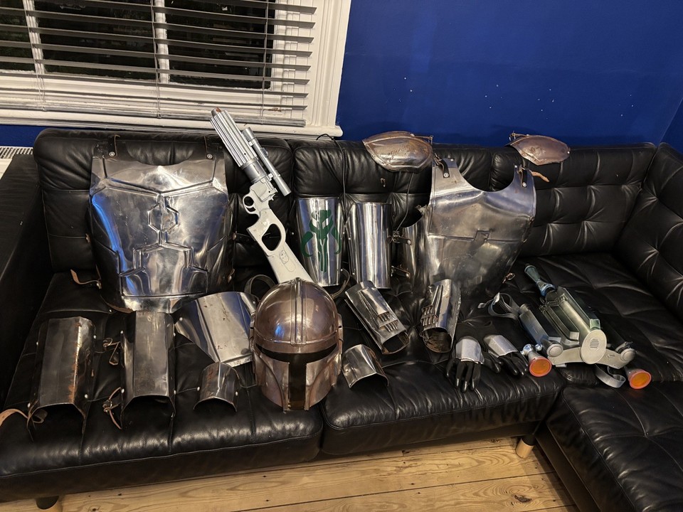 Mandalorian Star Wars Armor Full Body Armor Suit Steel cosplay , jet ...