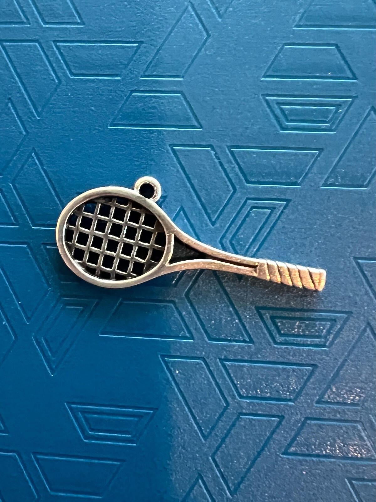 Retired James Avery Sterling Silver Tennis Racket Cha… - Gem