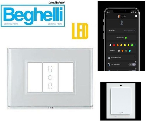 BEGHELLI 81230 PLACCA IPERSENSO BRAIN DOMOTICA CRONOTERMOSTATO ALLARME LASER LED | eBay