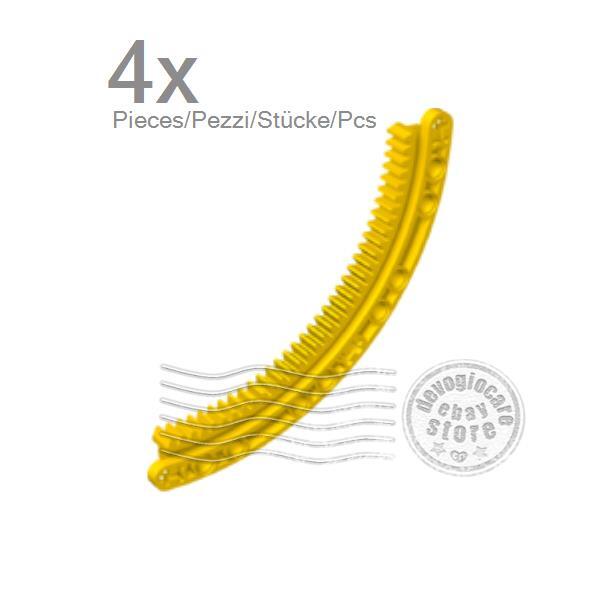 4x LEGO 24121 Gear Rack Curved 11x11 Yellow | 6151167 for sale online ...