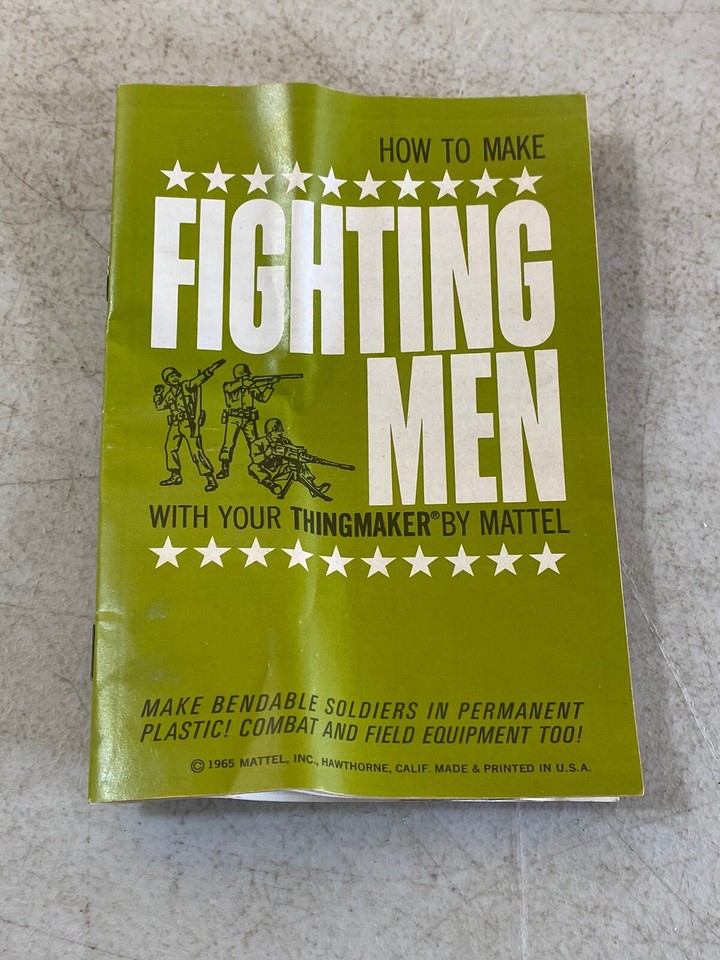 Mattel Thingmaker Vintage Fighting Men Maker 4E72 | eBay