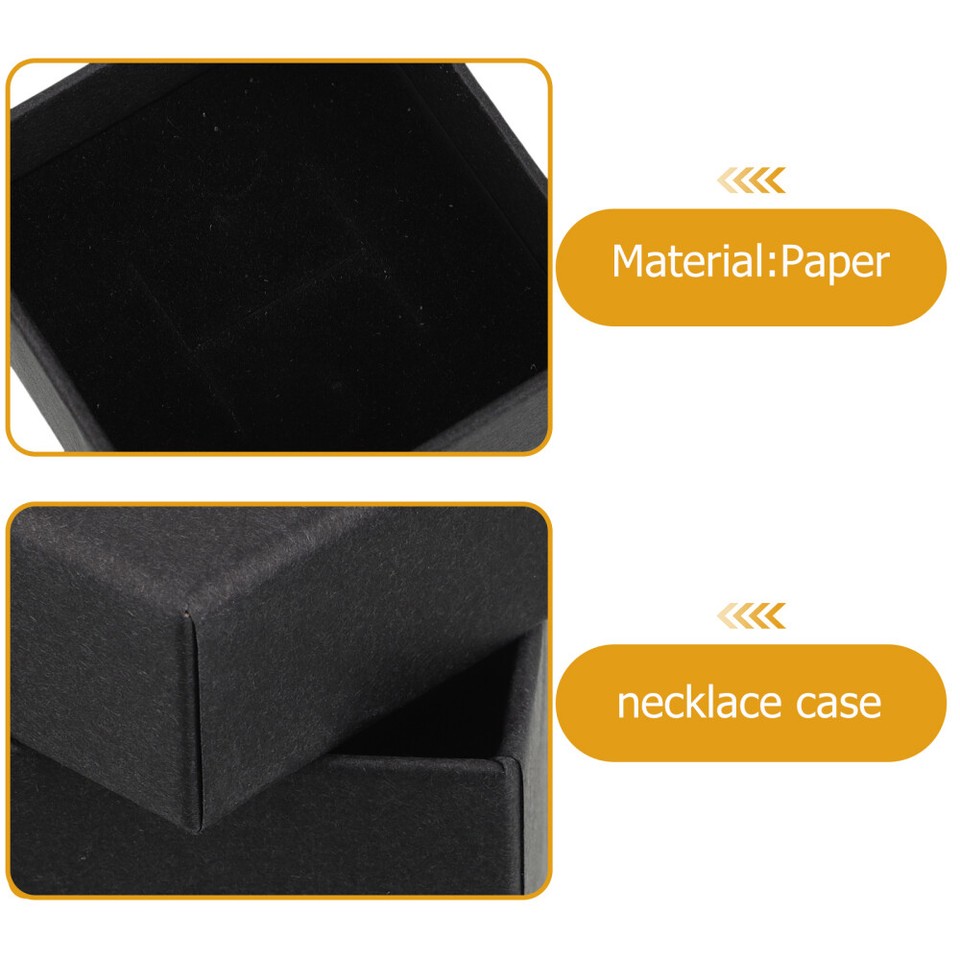 10 Pcs Jewelry Box Cardboard Packaging Cases for Necklace Bracelet ...