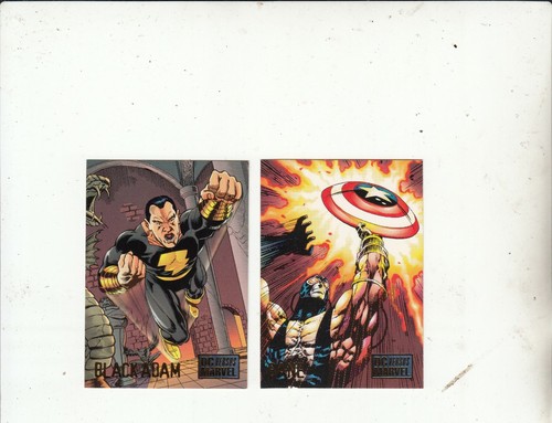 Rare-DC Versus Marvel Comics 1995-Trading Card-[2 Cards 40-41]-Lot 96 ...