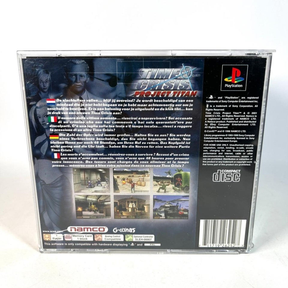 Time Crisis: Project Titan – PS1 Sony PlayStation 1 | PAL Multilingua ...