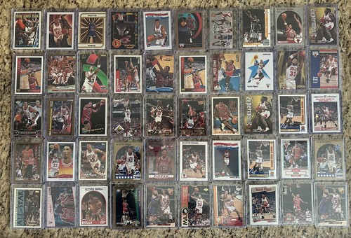 Lot of 50 Scottie Pippen Cards Topps Z Force Fleer Skybox NBA Hoops And ...
