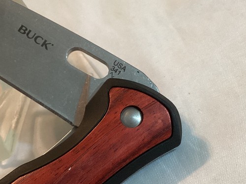 Buck 341 Vantage Knife, Unsharpened, nice with clip , no box | eBay