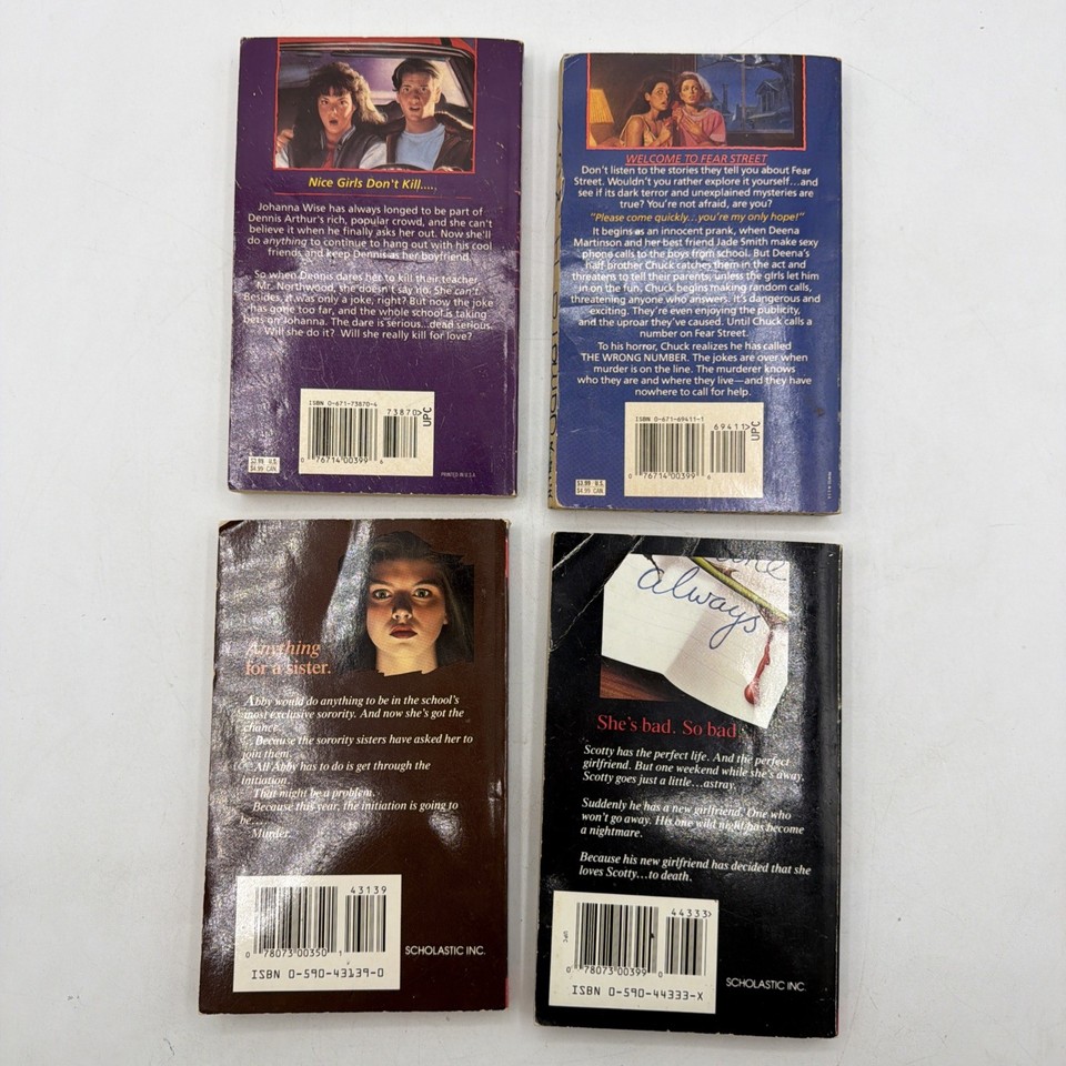 RL Stine Lot Goosebumps Fear Street 12 Books Scholastic | eBay