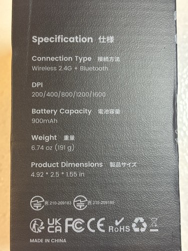 ProtoArc Wireless Trackball Mouse, EM01 NL Ergonomic Bluetooth ...